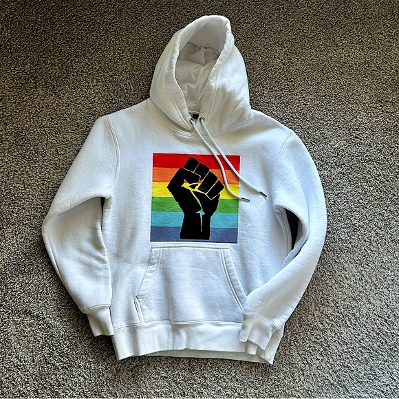 Tops | Black Lives Matter Pride Adult Hoodie Small Blm | Poshmark